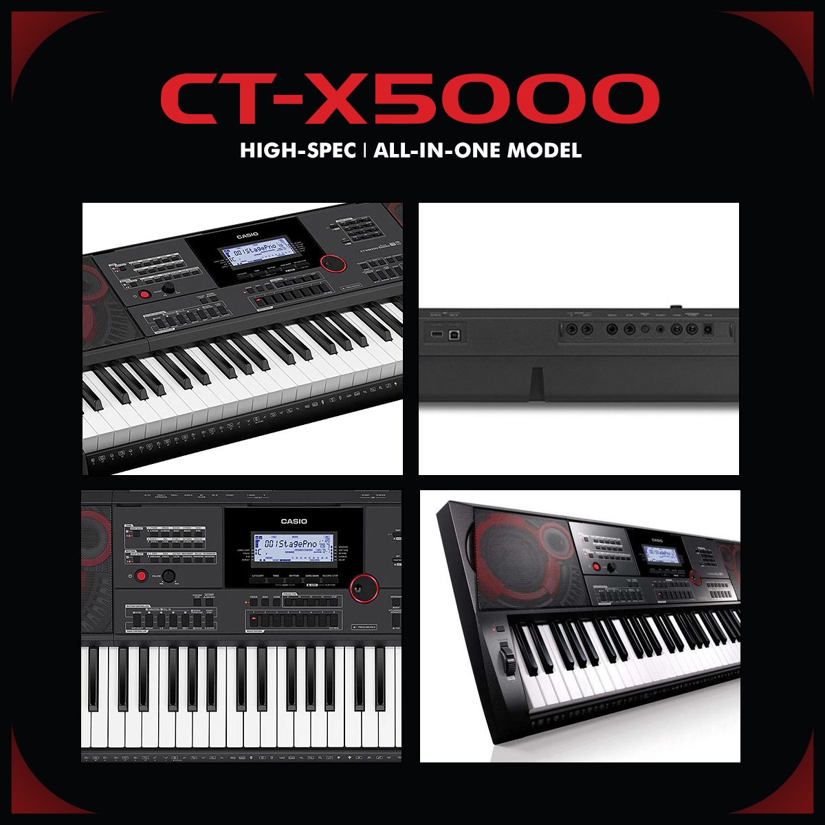 CASIO Keyboard CT-X5000 - MG Sports & Music