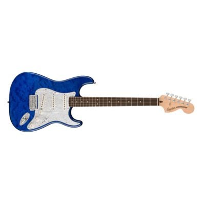 SQUIER Affinity Series Stratocaster QMT Electric Guitar, Laurel FB ...